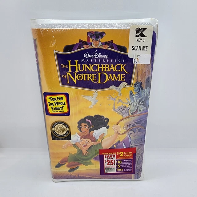 VHS SEALED THE Hunchback Of Notre Dame Walt Disney Masterpiece 1996 ...