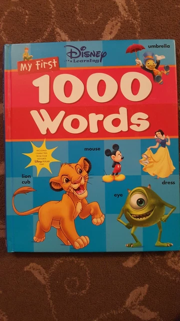 DISNEY MY FIRST 1000 Words Book Disneys Kids £5.99 - PicClick UK