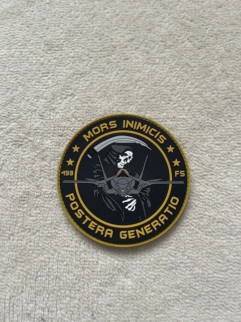 USAF RAF LAKENHEATH 493rd FS Next Gen PVC Patch w/hook back £11.12 ...