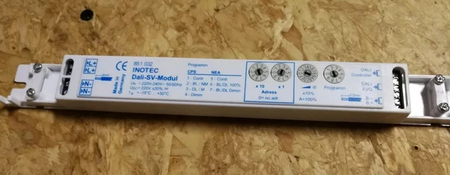 INOTEC 851032 DALI-SV Module Emergency Lighting Safety Lighting Ballast ...