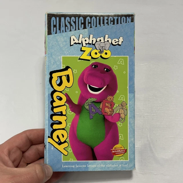 BARNEY ALPHABET ZOO (VHS, 1994) Classic Collection £5.53 - PicClick UK