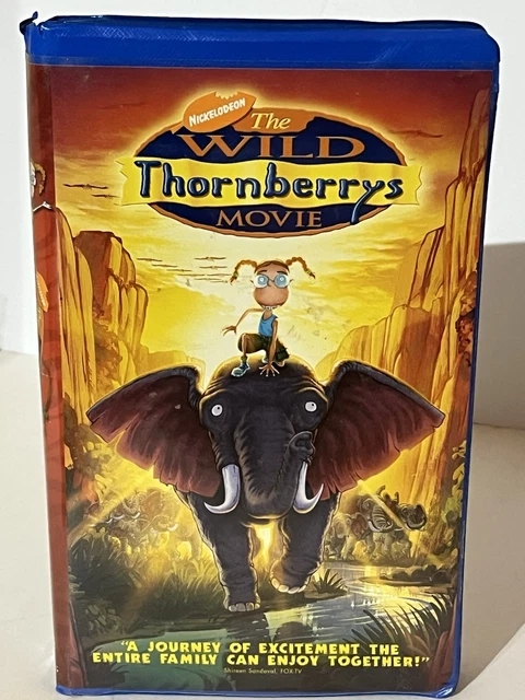 THE WILD THORNBERRYS Movie VHS 2003 NICKELODEON Blue Clamshell! CLEAN ...