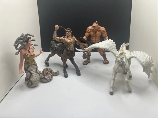 SAFARI LTD. MYTHICAL Realms Cyclops, Centaur, Medusa, Pegasus Figures ...
