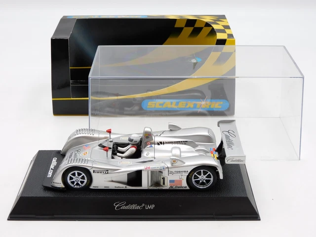 SCALEXTRIC CADILLAC LMP GM Racing #1 slot car 1:32 Ref. C2258 Hornby ...