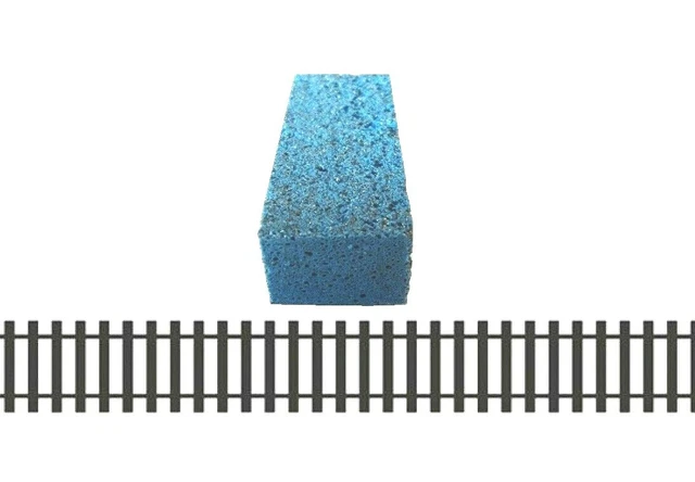 TRACK CLEANER RUBBER Rail Cleaning Block For Hornby Triang Peco OO N ...