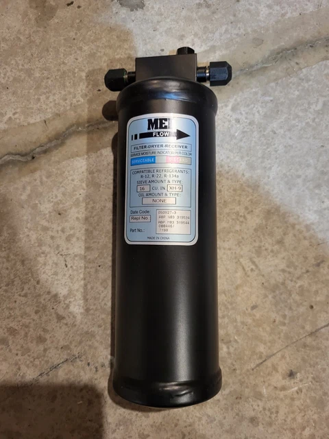 AC RECEIVER/DRIER MEI 7198 (R12 R22 R134a) Truck Air Conditioning ATC ...
