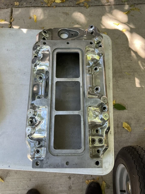 B&M 8000425 SUPERCHARGER Intake Manifold Big Block Chevy Tall Deck 420 ...