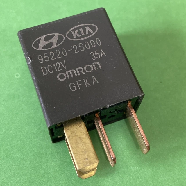 KIA HYUNDAI Multi-Use 4-Pin Brown Micro Relay Omron 95220-2S000 12V 35A ...