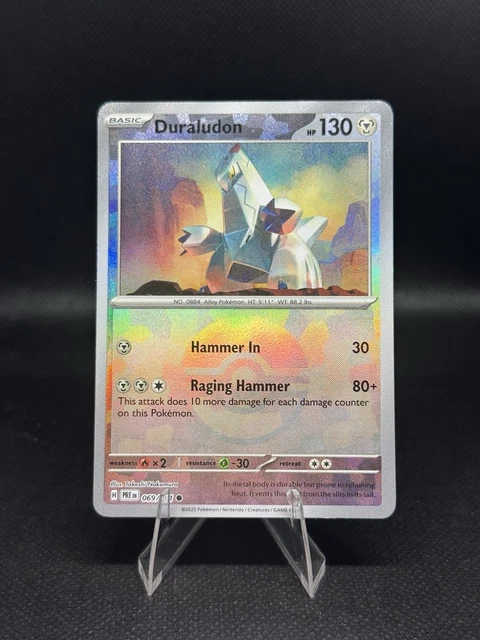 POKEMON TCG ~ Prismatic Evolutions ~ DURALUDON ~ POKEBALL ~ 69/131 $2. ...