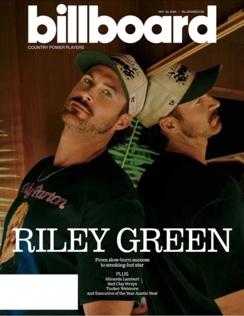 BILLBOARD MAGAZINE MAGAZINE Country Music Power Players Riley Green May ...