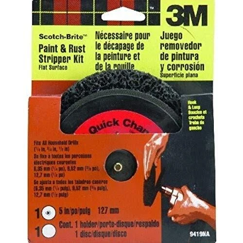 3M SCOTCH-BRITE FLAT Surface Paint and Rust Stripper Kit (9419NA) £18. ...