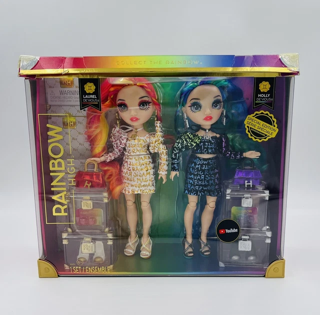 MGA ENTERTAINMENT RAINBOW High Special Edition Twin (2-Pack) Laurel ...