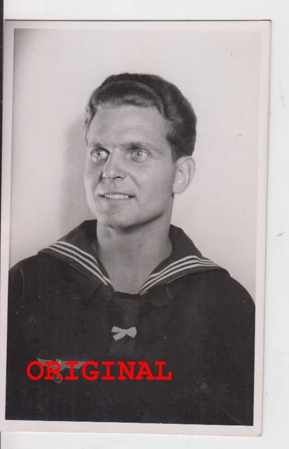 FOTO 2WK PORTRAIT Matrose Uniform Wesermünde 10 S. St. A. Kriegsmarine ...