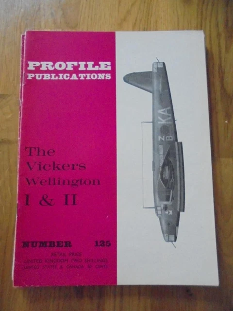AIRCRAFT PROFILES NO 125: Vickers Wellington I and II - C F Andrews ...