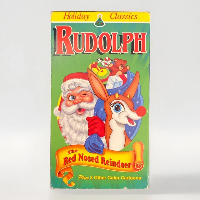 HOLIDAY CLASSICS RUDOLPH The Red Nosed Reindeer (VHS, 1991 Vintage ...