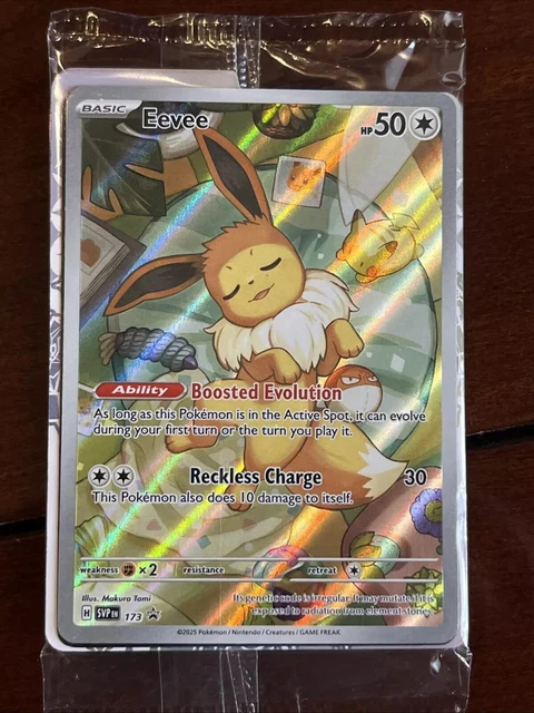 POKÉMON - EEVEE - SVP173 - Prismatic Evolutions - SEALED PROMO £12.49 ...