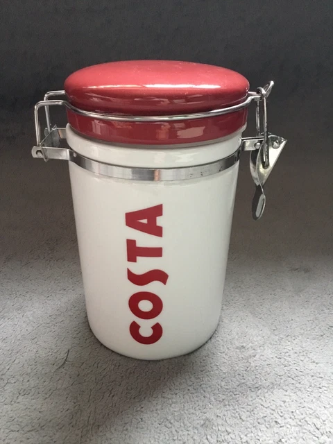 COSTA COFFEE - Official Ceramic Canister Container Storage Jar - 17 cm ...