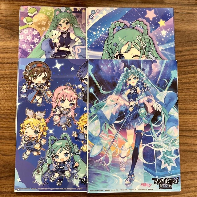 HATSUNE MIKU MAGICAL Mirai Majimira 2025 Clear Visual Poster EUR 36,53 ...