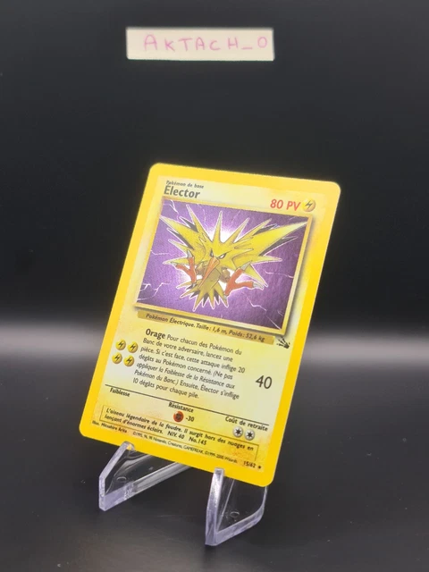 CARTE POKEMON - Elector (Electhor) 15/62 Edition Fossile FR Holo SUPER ...