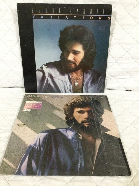 2 ALBUM LOT - EDDIE RABBITT - Variations & Horizon - lp vinyl - Country ...