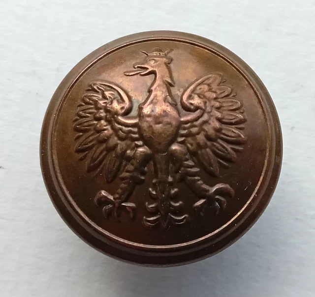 GENUINE WW2 ERA Polish Army / Military Large 23.5mm Button by Firmin ...