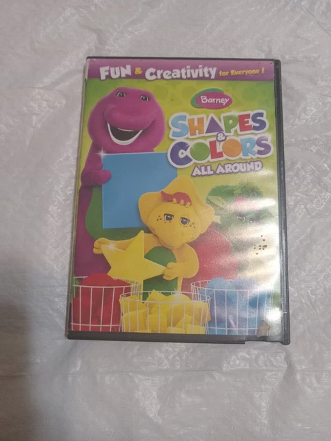 BARNEY - COLORS And Shapes l (VHS, 1997) Vintage Childrens TV Show $14. ...