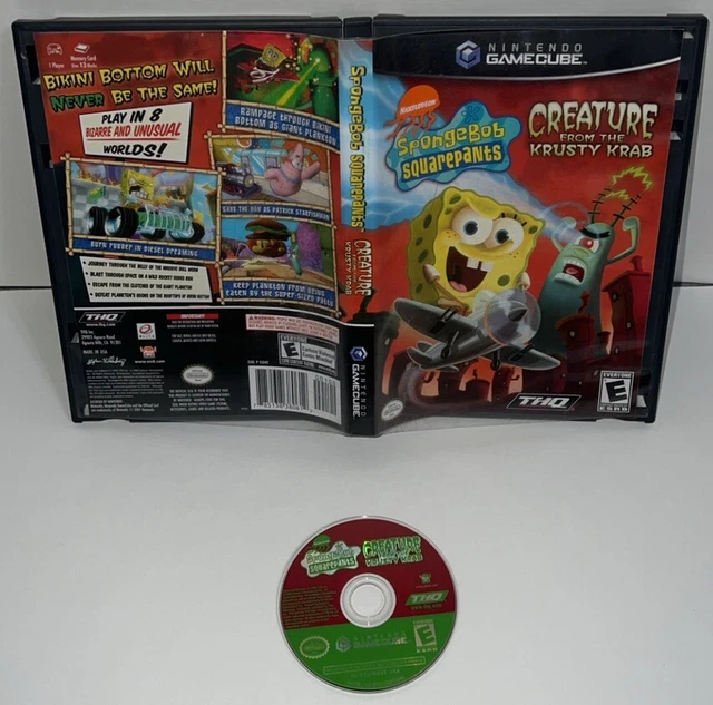 SPONGEBOB SQUAREPANTS: CREATURE from the Krusty Krab (Nintendo GameCube ...