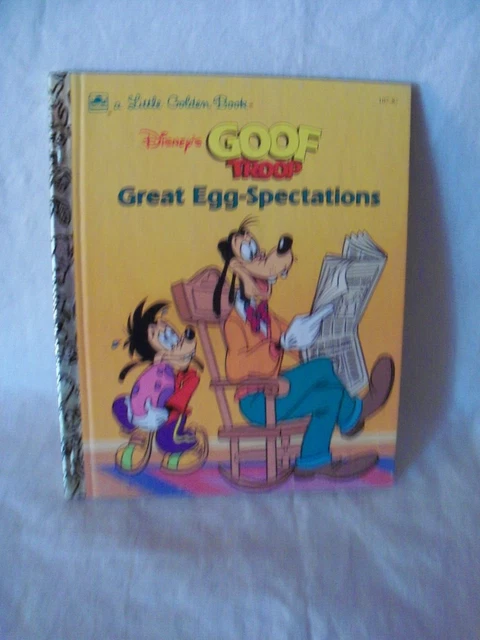 1992 DISNEY'S GOOF TROOP GREAT EGG-SPECTATIONS Little Golden Book - Lot ...