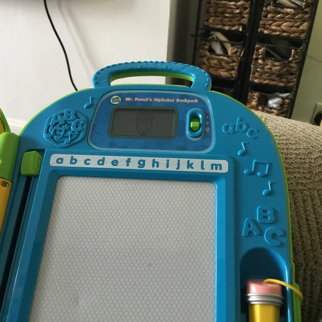 LEAPFROG MR PENCIL'S Alphabet Backpack Missing Letter A Does Not Effect ...