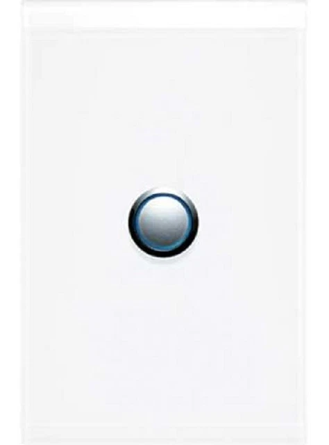 CLIPSAL SATURN PUSH BUTTON SWITCH 1-Gang 20A 250V LED Indicator, Pure ...