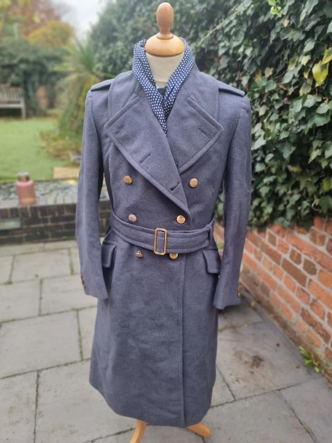 WD ISSUED WW2 OFFICERS RAF Royal Air Force GREATCOAT 1945 Great Coat ...