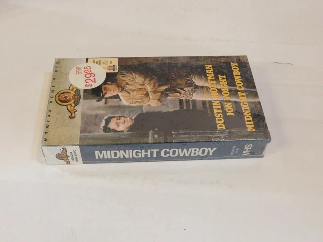 MIDNIGHT COWBOY DRAMA VHS 1969/1988 Dustin Hoffman Jon Voight MGM ...
