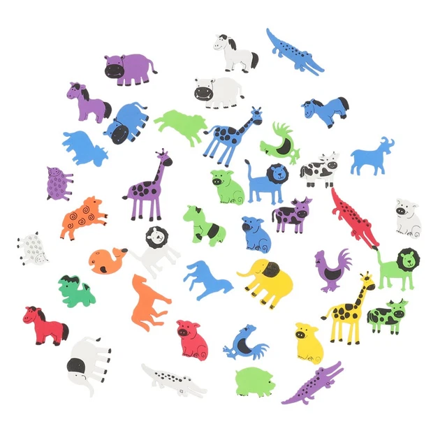 60 SHEETS ADHESIVE Stickers Cartoon Decals for Craft Decoration $18.46 ...