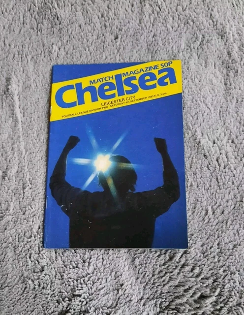 CHELSEA V LEICESTER City Division Two Football Programme 04/09/1982 £0. ...