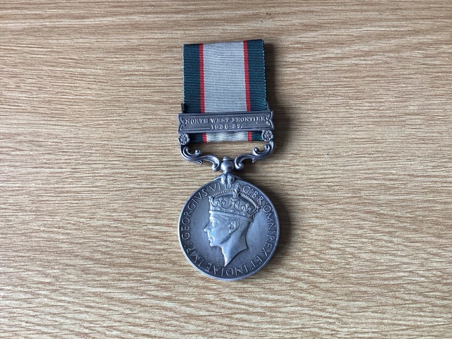 BRITISH INDIA GENERAL Service Medal Clasp North West Frontier 1936-37 £ ...