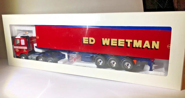 CAMION ELIGOR 1/43 VOLVO FH semi remorque benne ED WEETMAN LBS Surber ...