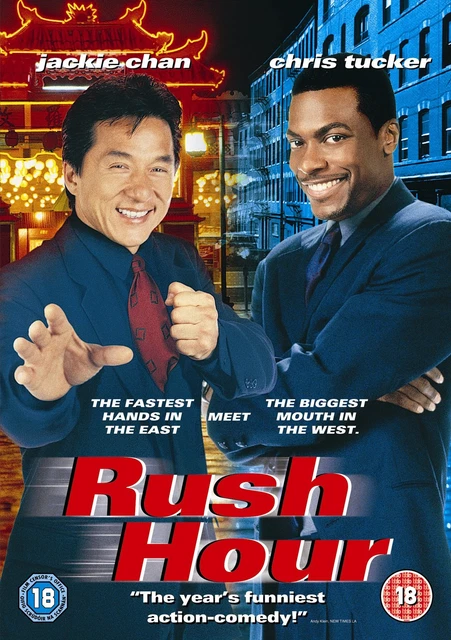 RUSH HOUR (1998) (DVD) Chris Tucker Jackie Chan Mark Rolston Philip ...