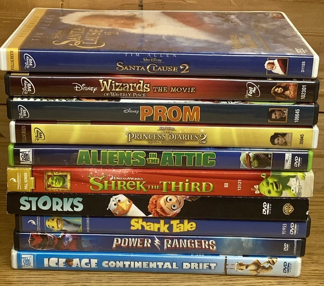 LOT OF 10 DVDS Disney- Dreamworks Childrens Laughter Family Movies ...
