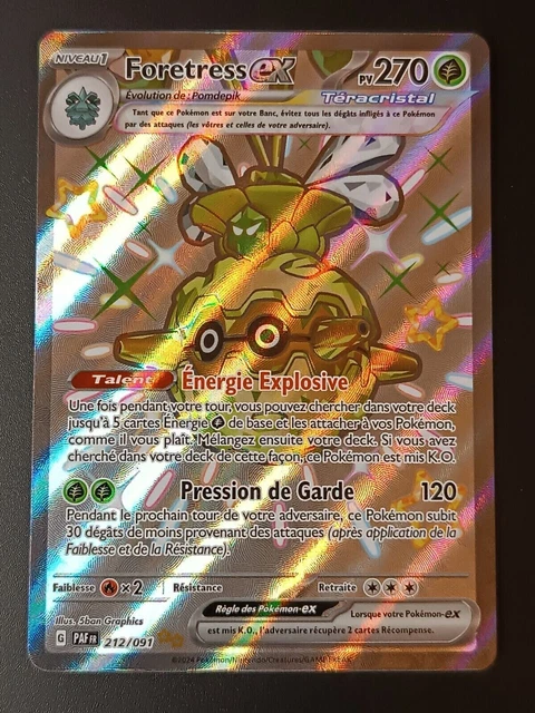 CARTE POKÉMON FORETRESS EX 212/091 - FA - PAF Destinées de Paldéa EV4.5 ...