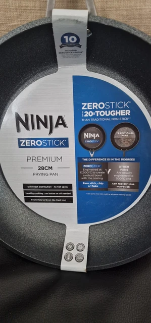 GENUINE NINJA ZERO Stick Stainless 28cm Frying Pan brand new £37.32 ...