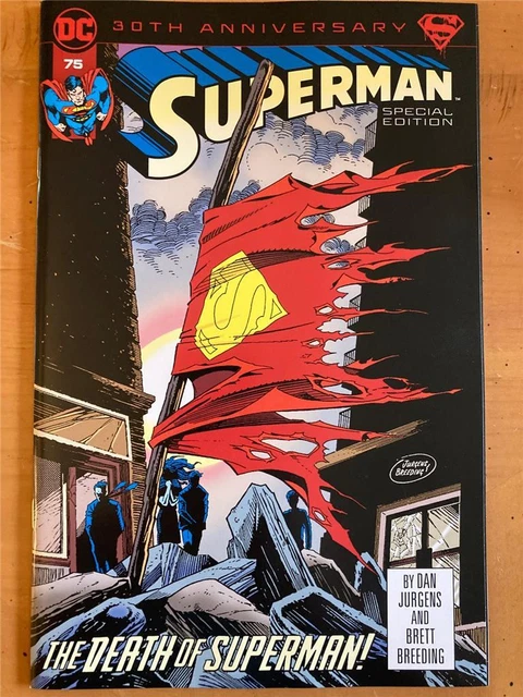 DC COMICS 30TH Anniversary Superman The Death of Superman #75 édition ...