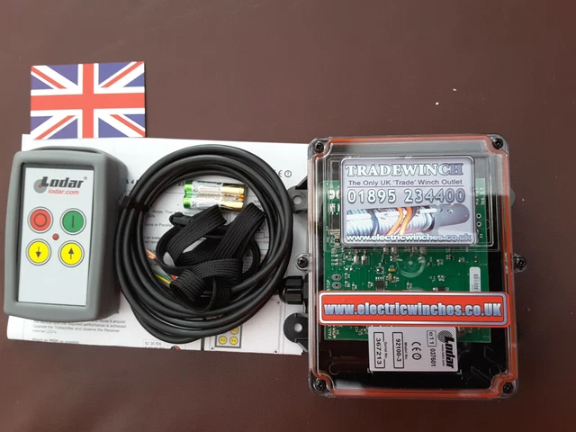 LODAR WINCH REMOTE Wireless Recovery Truck Use 2 Way Professional 92100 ...