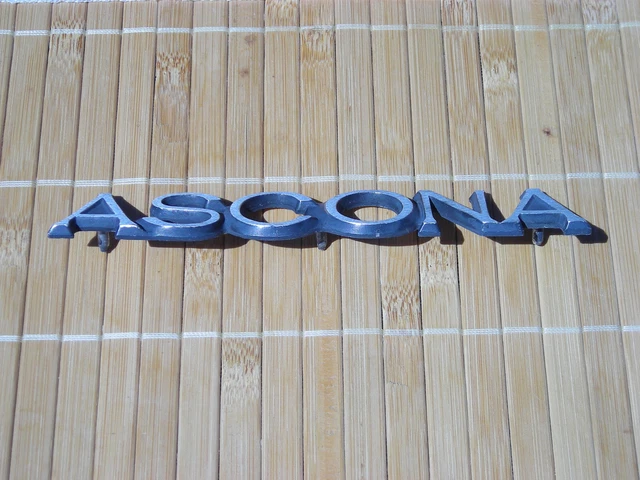 OPEL ASCONA A - Schriftzug/Emblem/Logo ASCONA Heckdeckel/Heckklappe ...