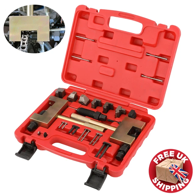 CAMSHAFT ENGINE TIMING Chain Riveting Tool Kit For Mercedes Benz M271 ...