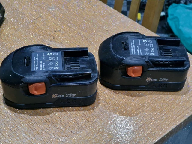 GENUINE A.E.G. POWER Tools B1814G 18 Volt Battery NiCd 1.4ah Price For ...