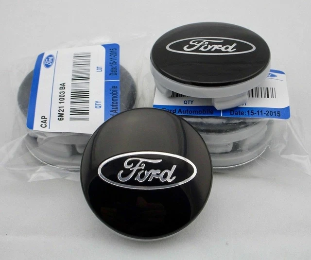 FORD 4X54MM HUB cap wheel caps hub cover rim cover black £14.40 ...