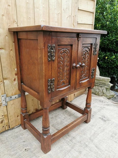 VINTAGE REPRODUX BEVAN Funnell Drinks Cabinet £250.00 - PicClick UK