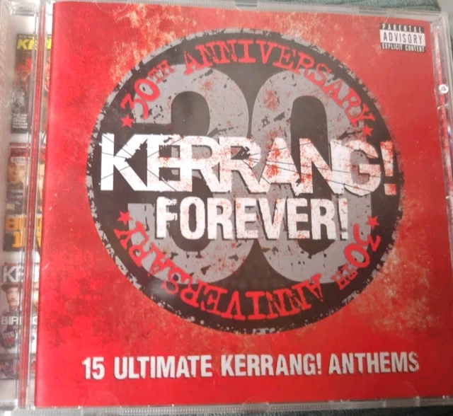 KERRANG! FOREVER 30TH ANNIVERSARY CD ozzy osbourne metallica korn ...