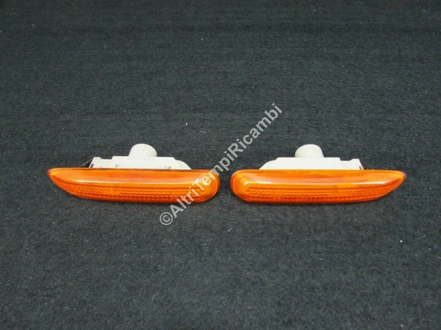 COPPIA FANALINI LUCCIOLA Freccia Laterale Auto D'epoca 01440 EUR 13,80 ...