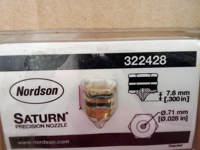 NORDSON UGELLO NORDSON Saturn Precisione Nozzle 322428 EUR 115,00 ...
